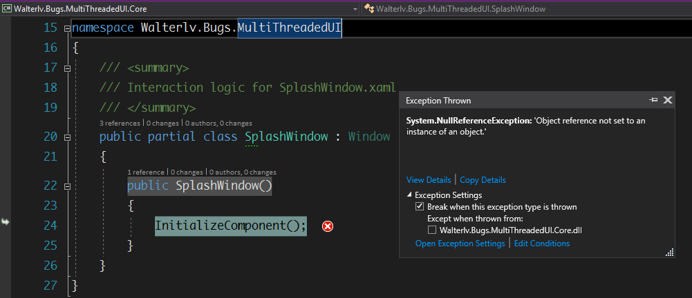 Wpf 支持的多线程 Ui 并不是线程安全的 Walterlv