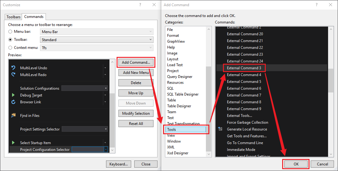 使用 Visual Studio 自定义外部命令 (External Tools) 快速打开 git bash 等各种工具 - walterlv 使用 Visual Studio 自定义外部命令 (External Tools) 快速打开 git bash 等各种工具 - walterlv