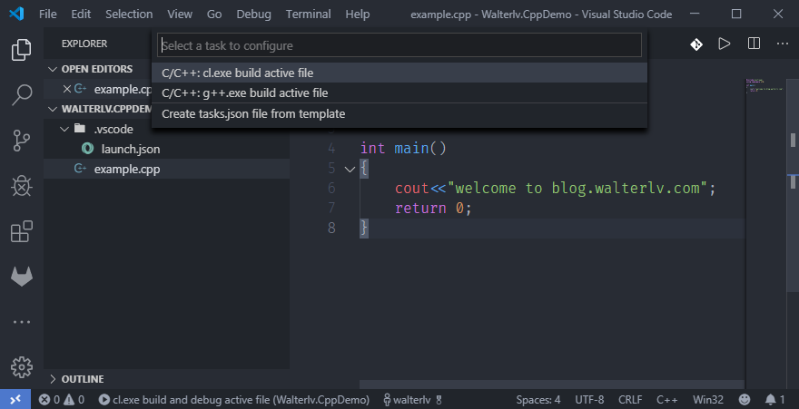 临时编写和调试 C 代码？用 Vscode 就够了！一分钟搭好 C 调试环境 Walterlv 